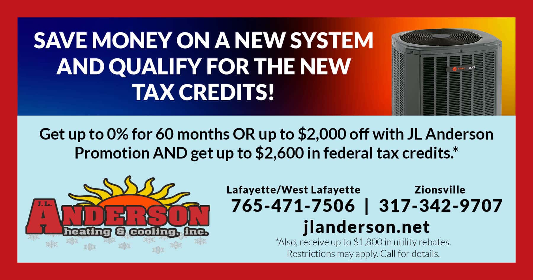 Promotions | HVAC Savings, Specials | Heating & Cooling